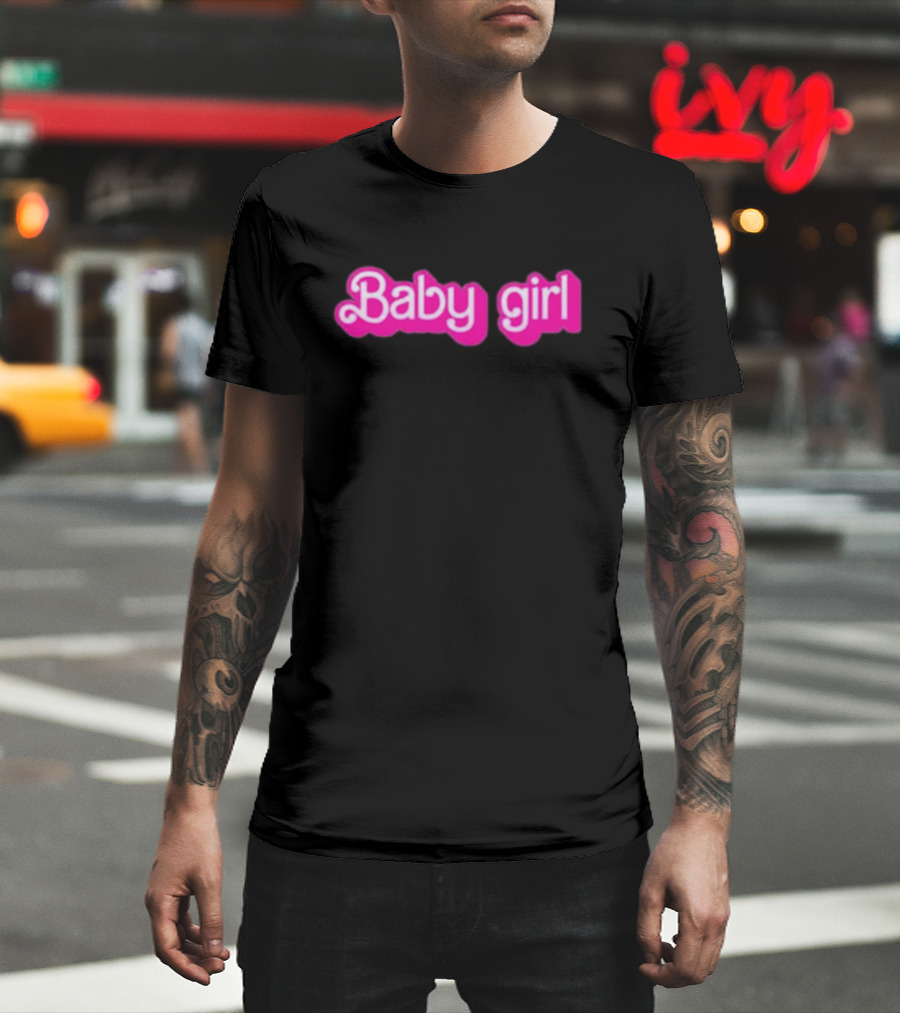 Ben Starr Baby Girl Barbie Style Branding T-Shirt