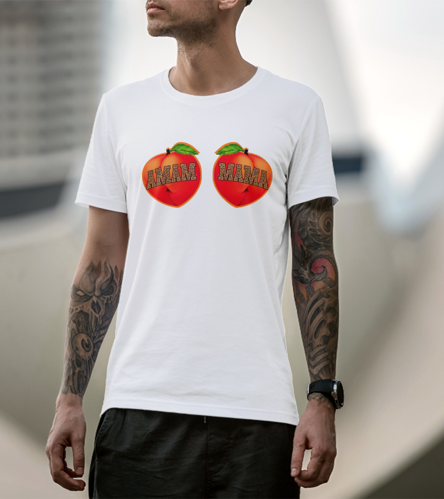 Big Mama Cheetah Peach T-Shirt