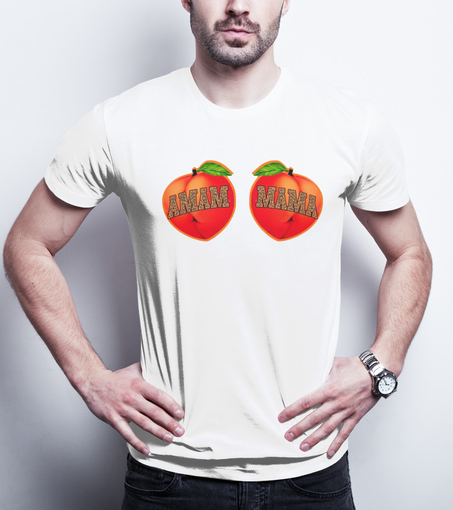 Big Mama Cheetah Peach T-Shirt
