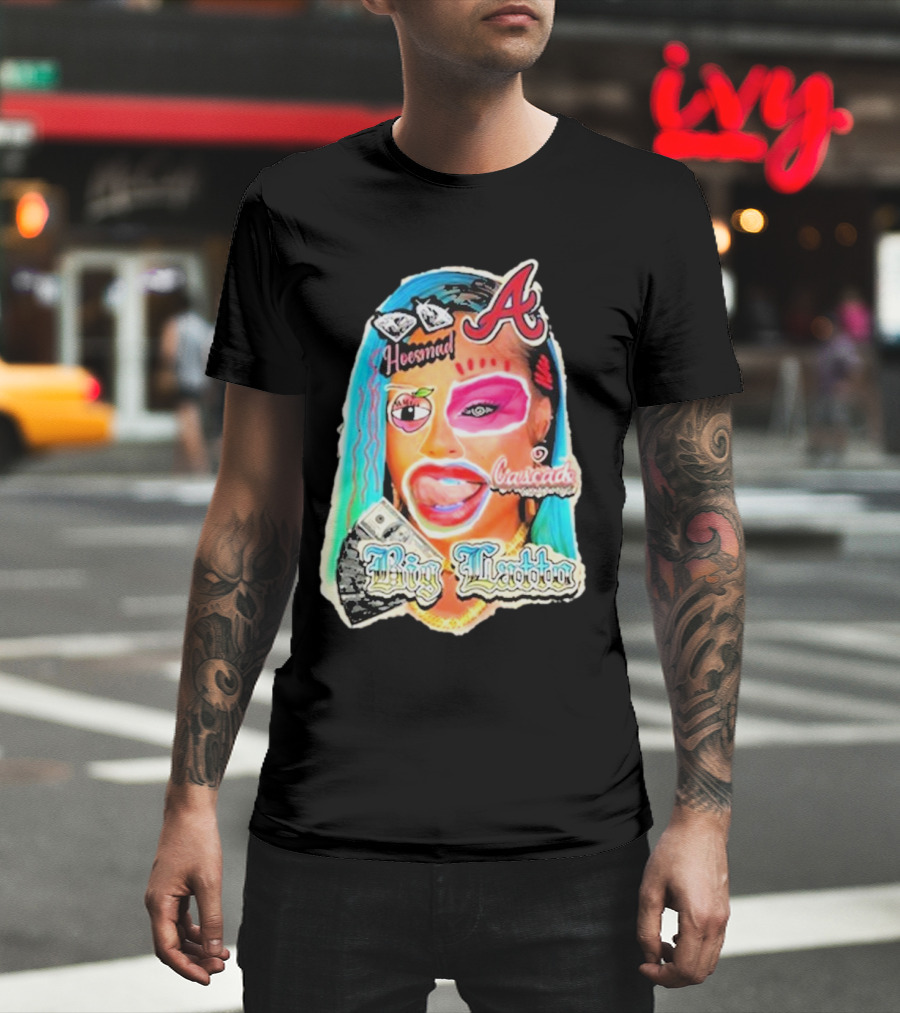 Big Latto Hoe$mad Cascade Atlanta Braves Money T-Shirt