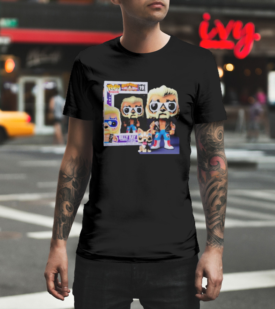 Billy Raydog Ai Pop Action Figures With Blonde Mullet And Blue Star Pants T-Shirt