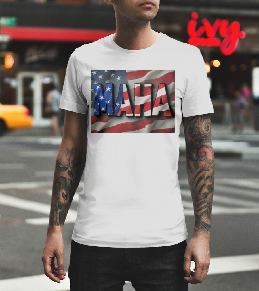 Bryce Lipscomb Maha Make America Healthy Again USA Flag T-Shirt