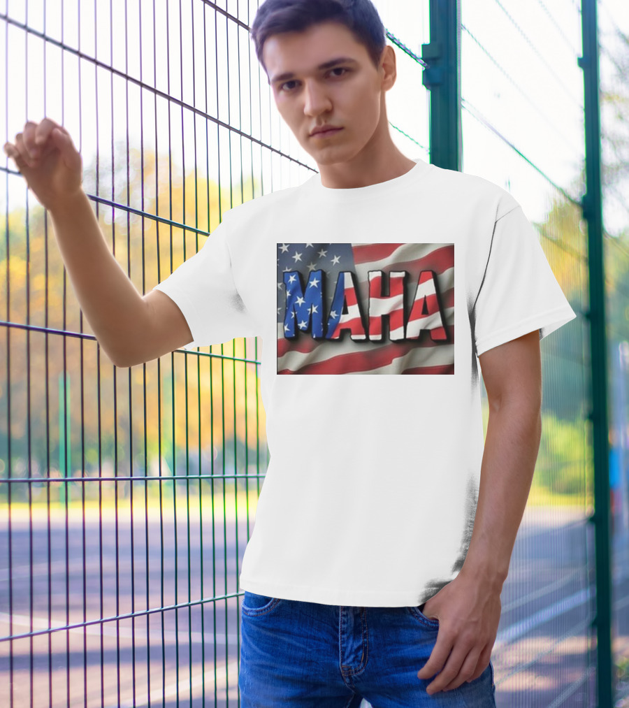 Bryce Lipscomb Maha Make America Healthy Again USA Flag T-Shirt