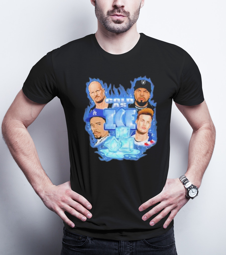 Cold As Ice Famous People Rap And Wrestling Legends T-Shirt