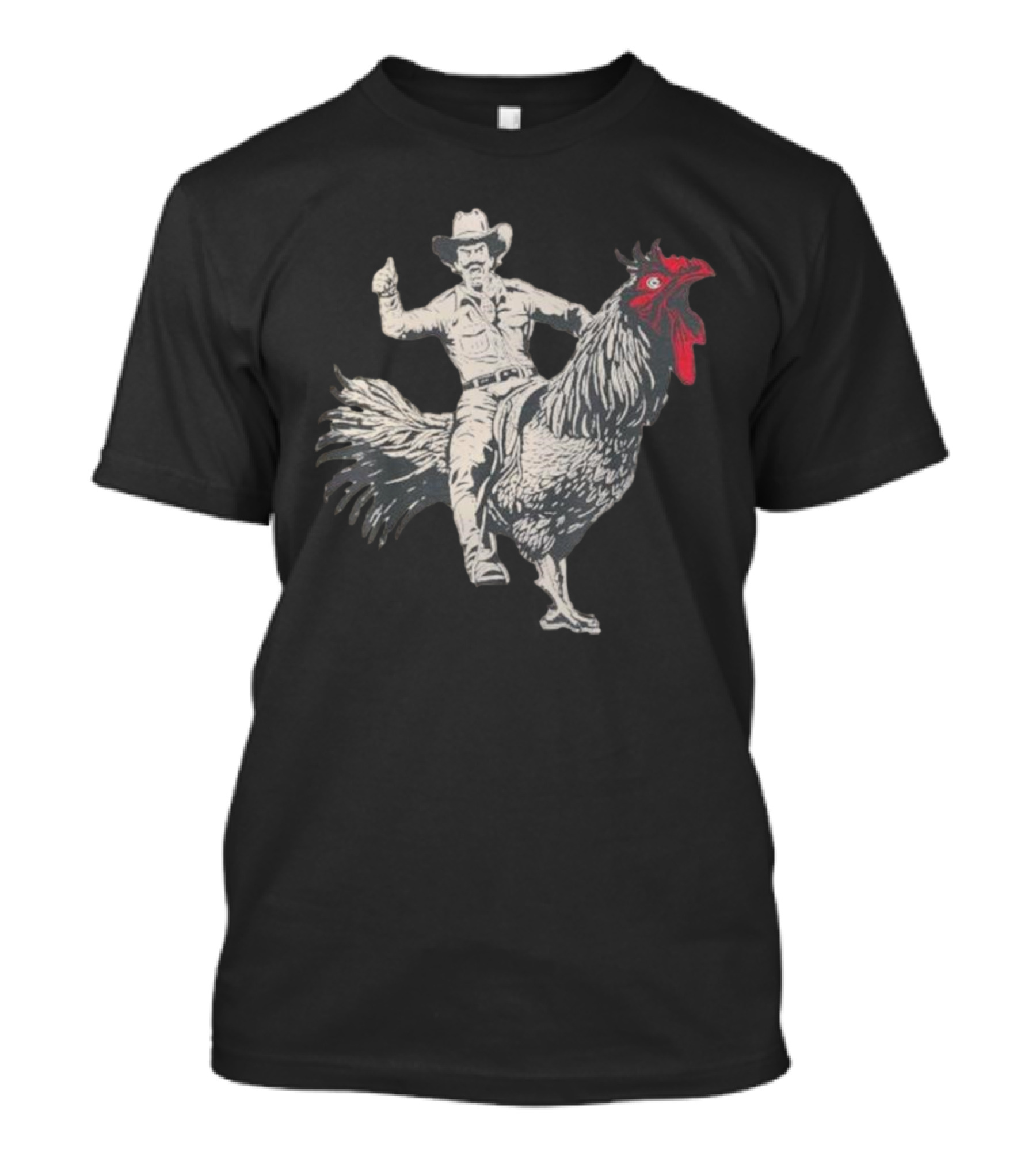 Cowboy Riding Chicken T-Shirt