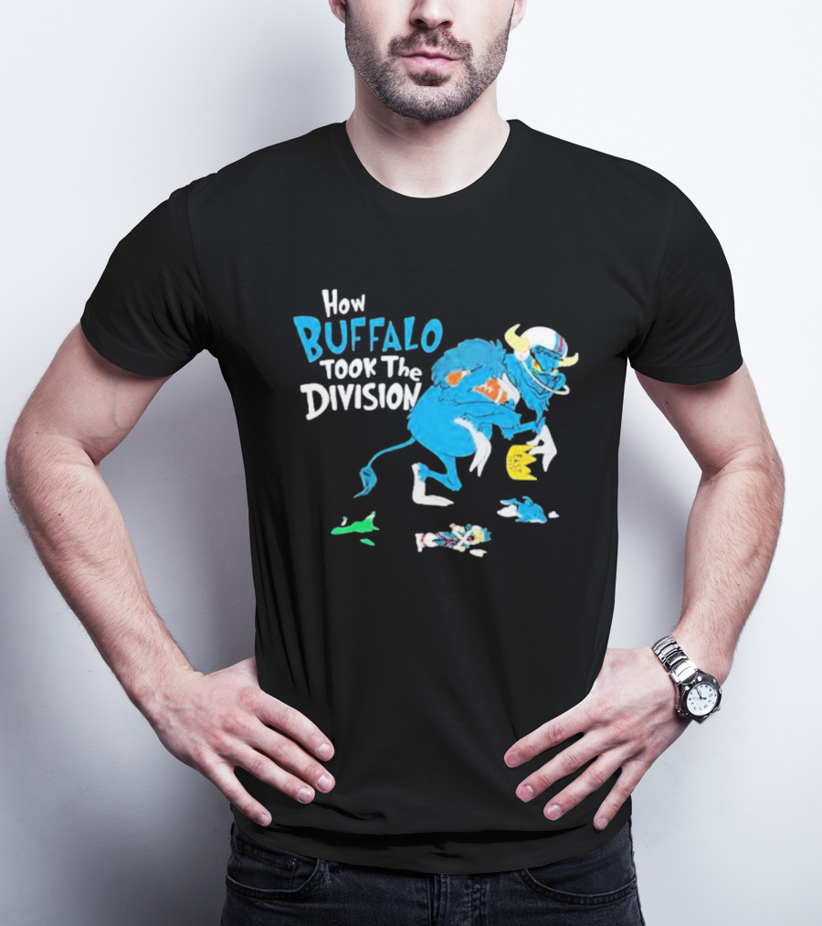 How Buffalo Took The Division Charging Blue Mascot T-Shirt