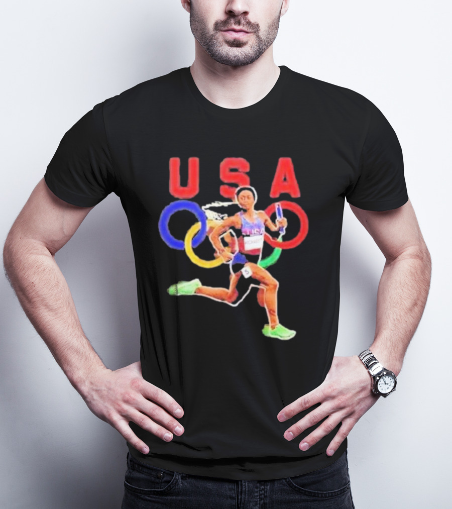 USA Olympic Runner Sha’carri Richardson Paris T-Shirt