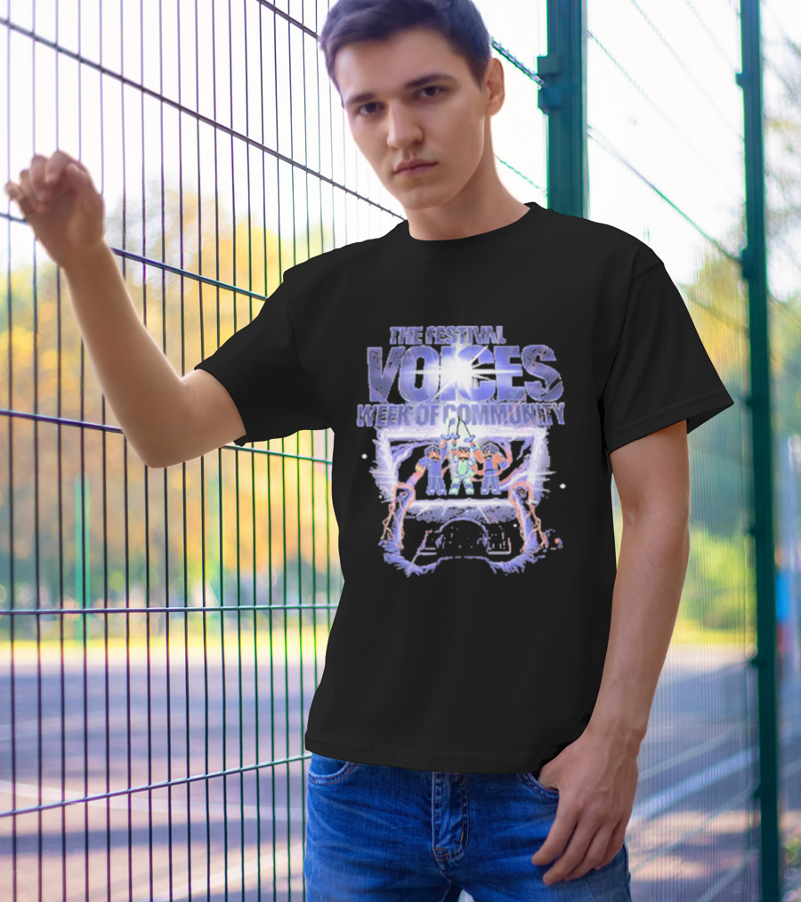 The Festival Voices Week Of Community Illuminated Gathering T-Shirt