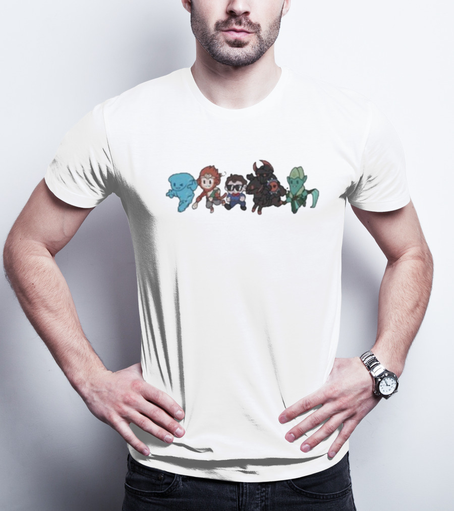 Gorgc Streamlabs Heroes Pixels Characters T-Shirt