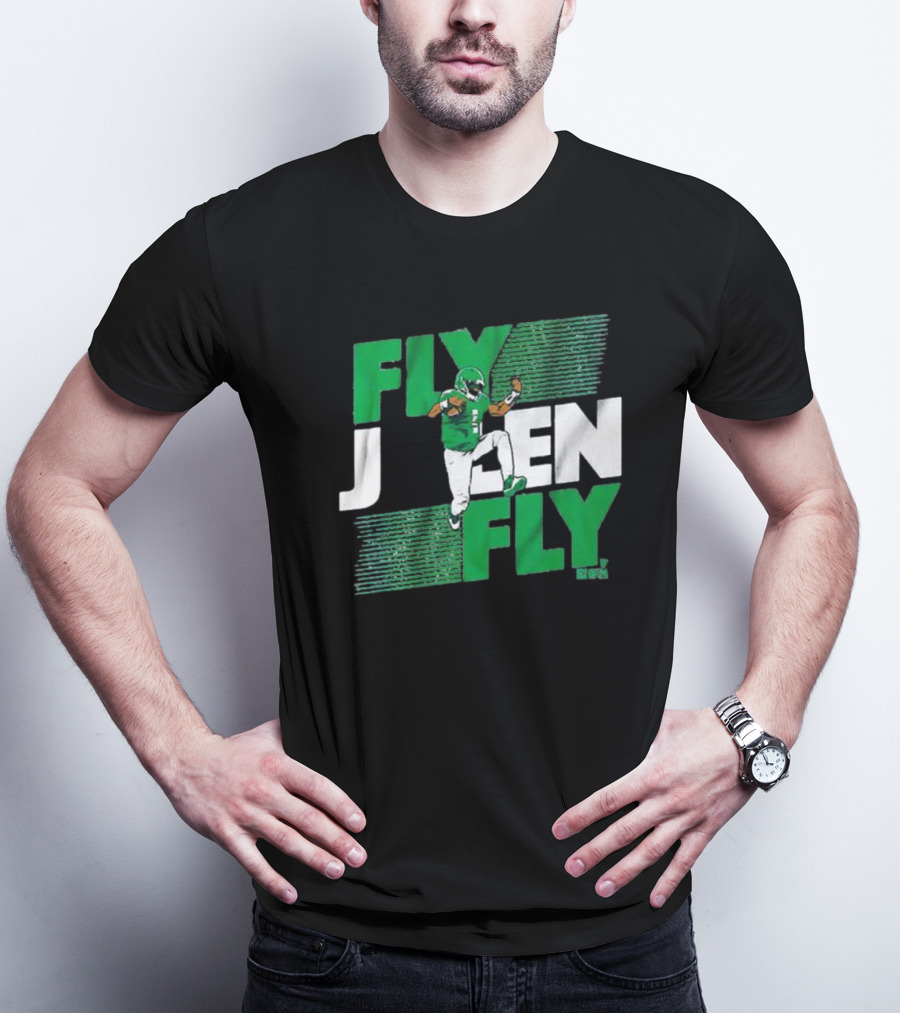 Fly Jalen Fly Green Football T-Shirt
