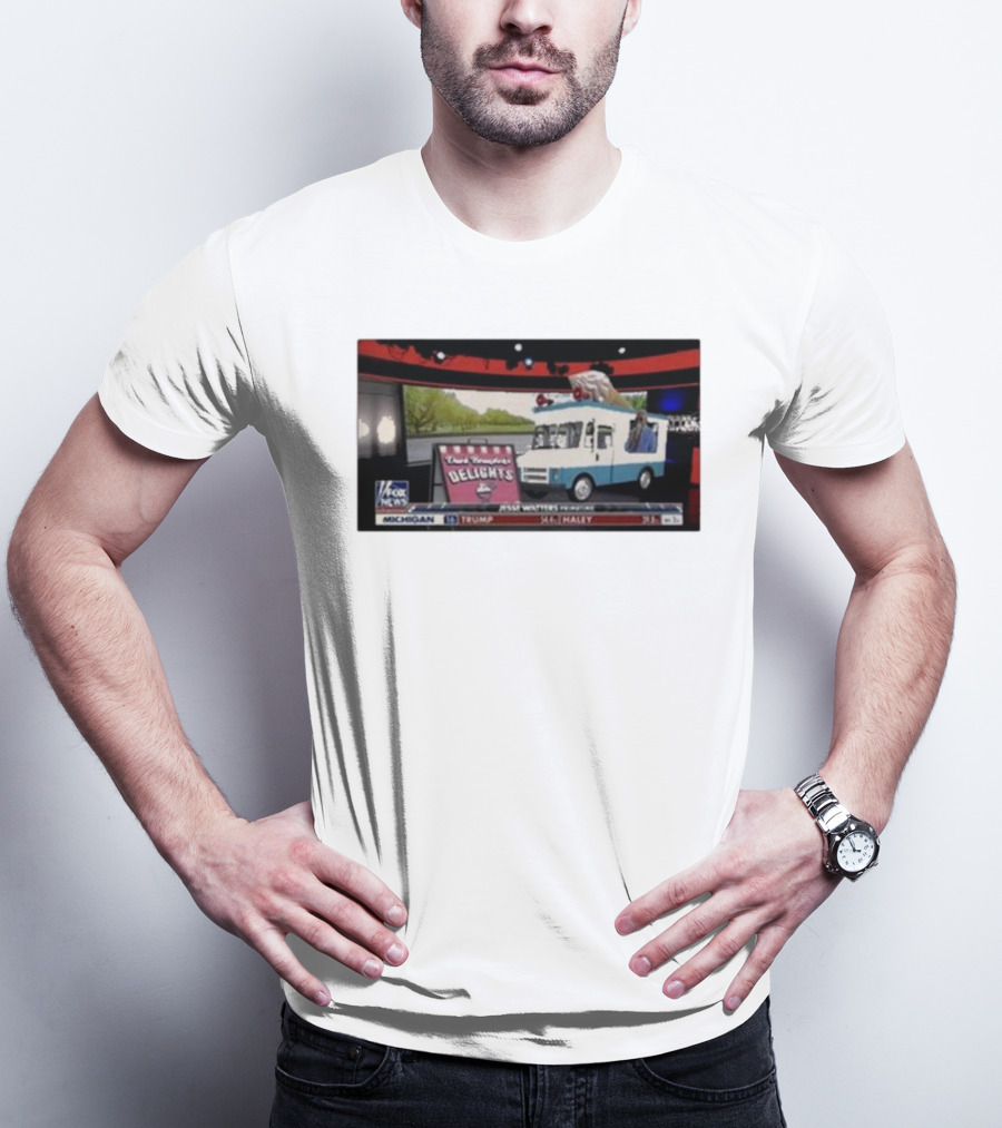 Jesse Watters Primetime Fox News Ice Cream Truck Delights T-Shirt