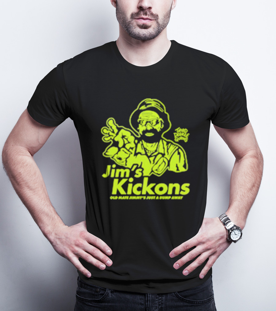 Jim’s Kickons Third Degree Gurns Old Mate Jimmy’s Just A Bump Away T-Shirt