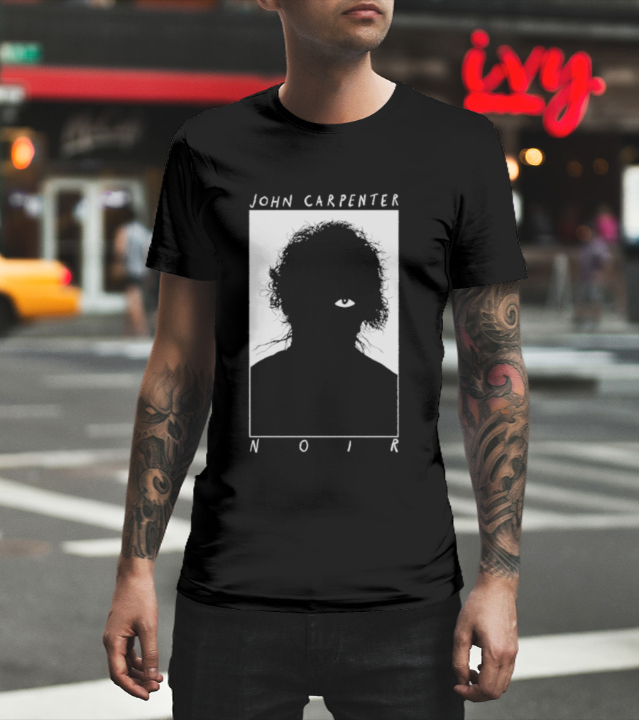 John Carpenter Noir Evil Eye Silhouette Lost Themes IV T-Shirt