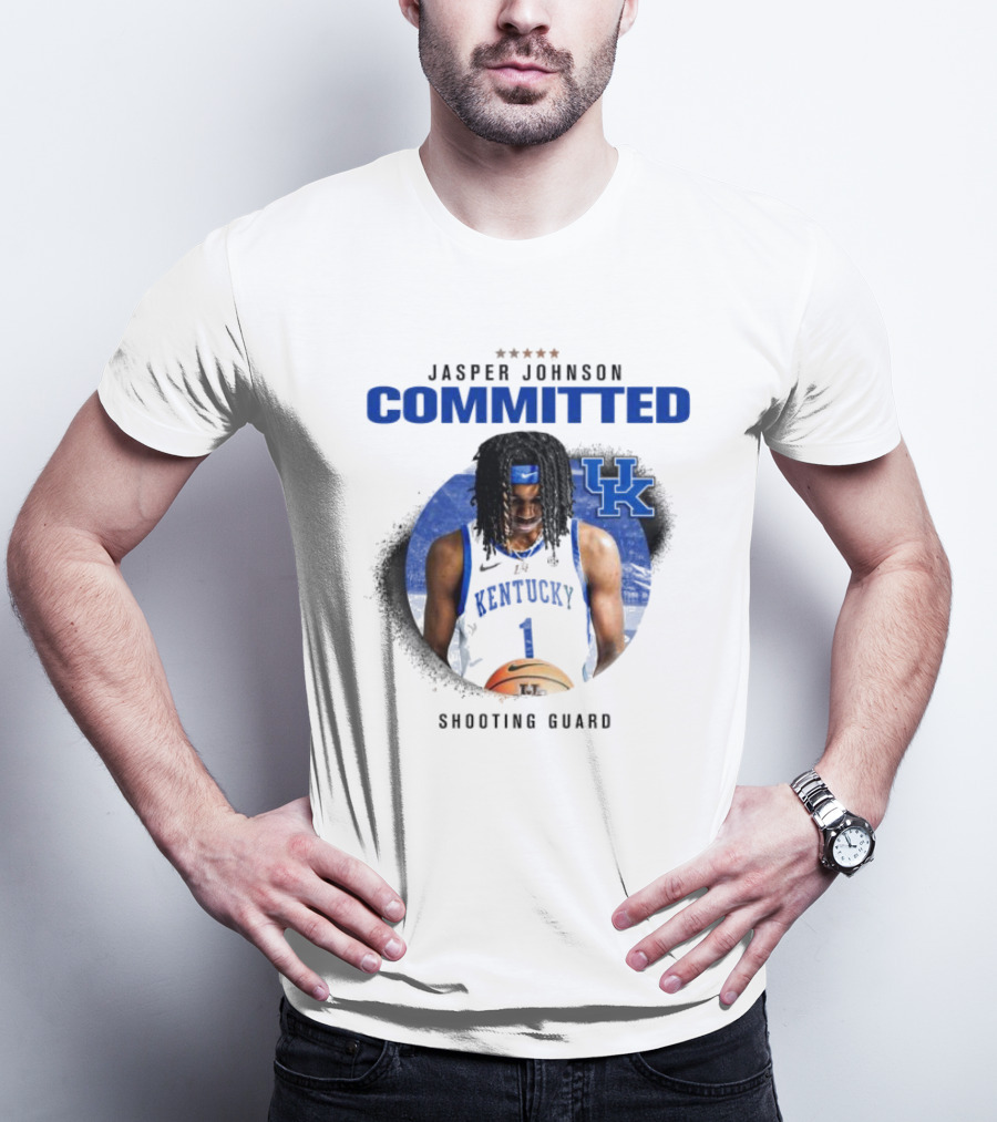 Jasper Johnson Committed Shooting Guard Kentucky Basketball T-Shirt