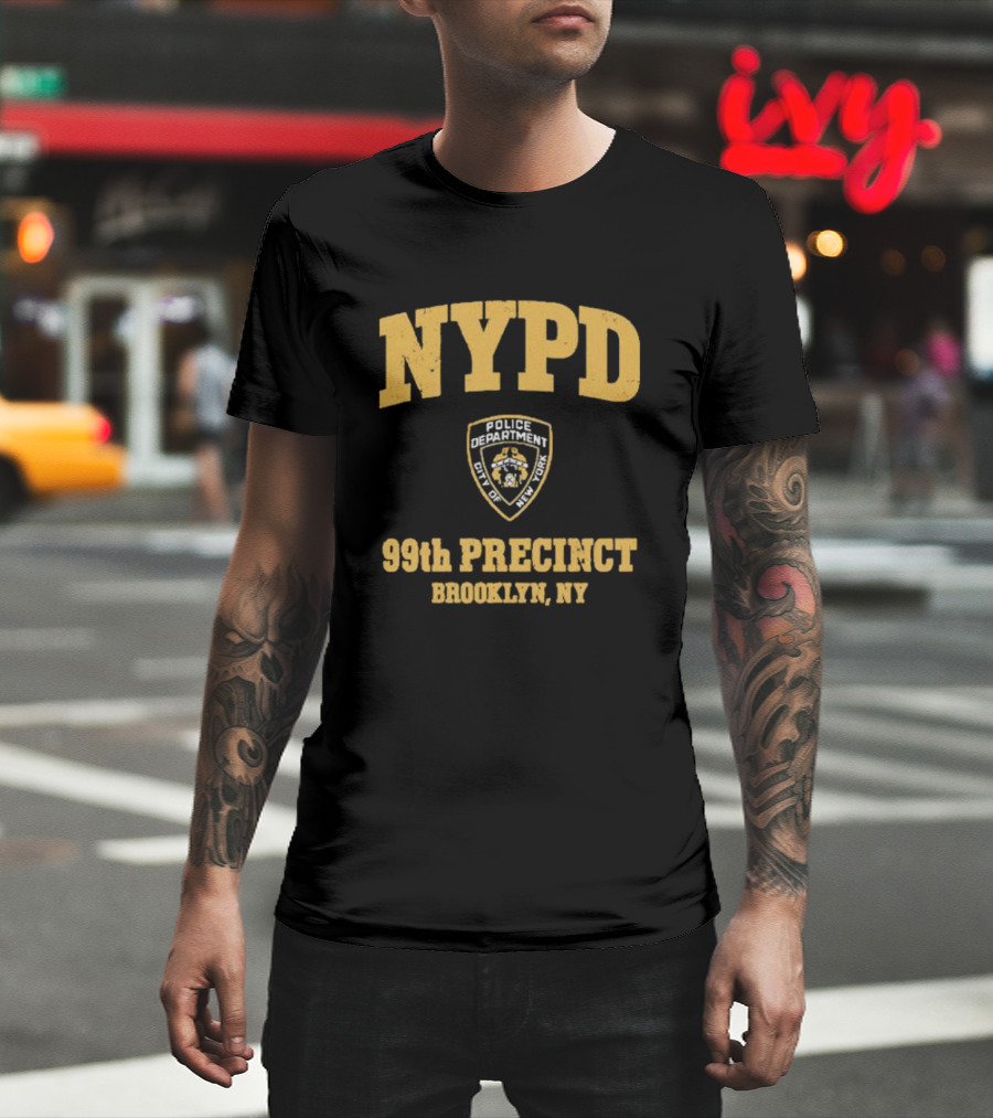 NYPD Police Department City Of New York 99th Precinct Brooklyn NY T-Shirt