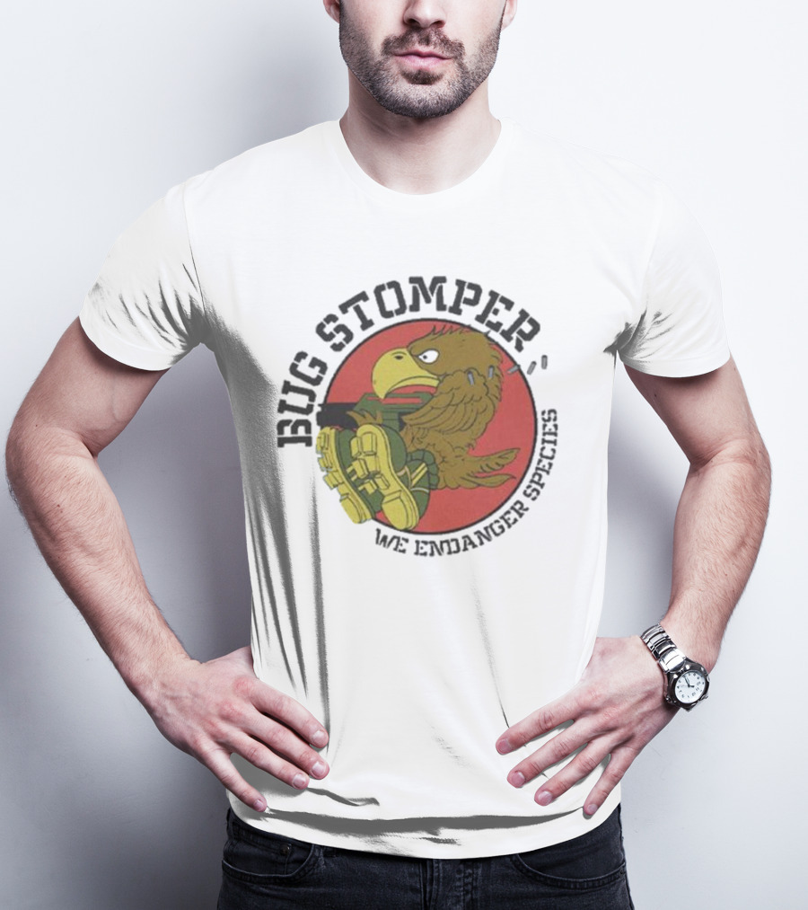 Colonial Marines Bug Stomper We Endanger Species T-Shirt