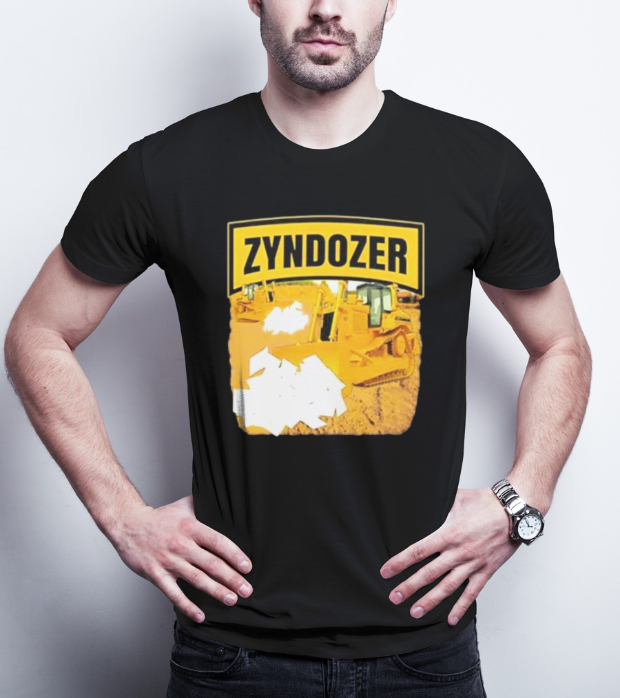 Zyndozer Funny Ahh Tees Bulldozer Image T-Shirt