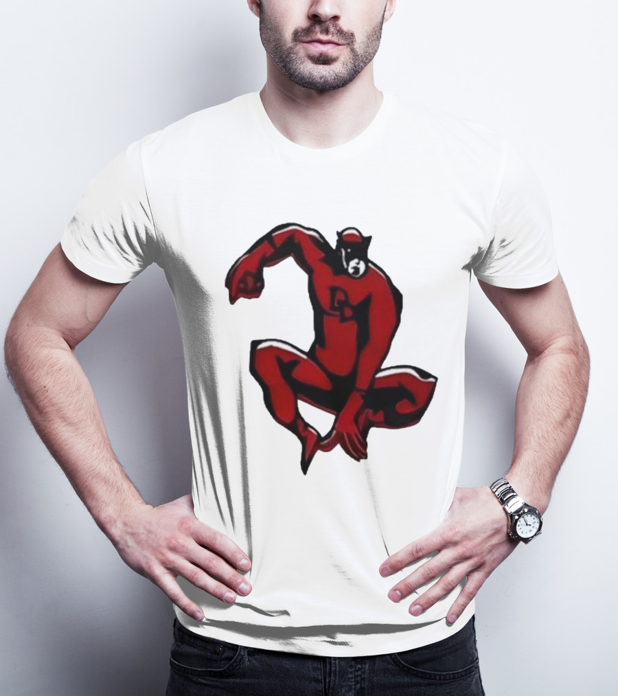 Charlie Cox Daredevil Red Suit Classic Marvel Hero T-Shirt