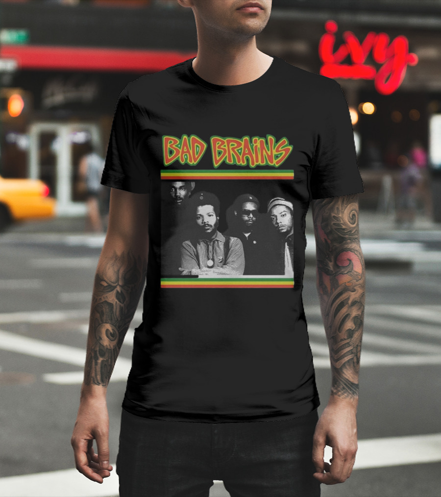 Bad Brains Reggae Punk Band Iconic Style Summer T-Shirt