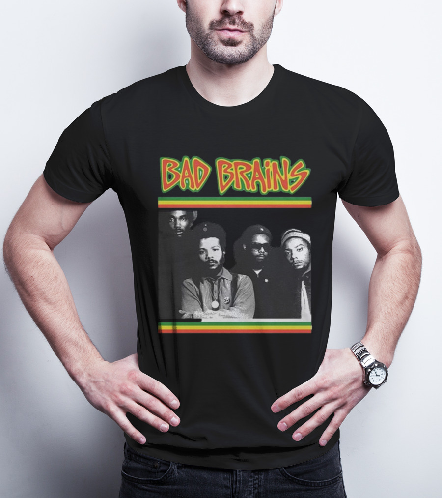 Bad Brains Reggae Punk Band Iconic Style Summer T-Shirt