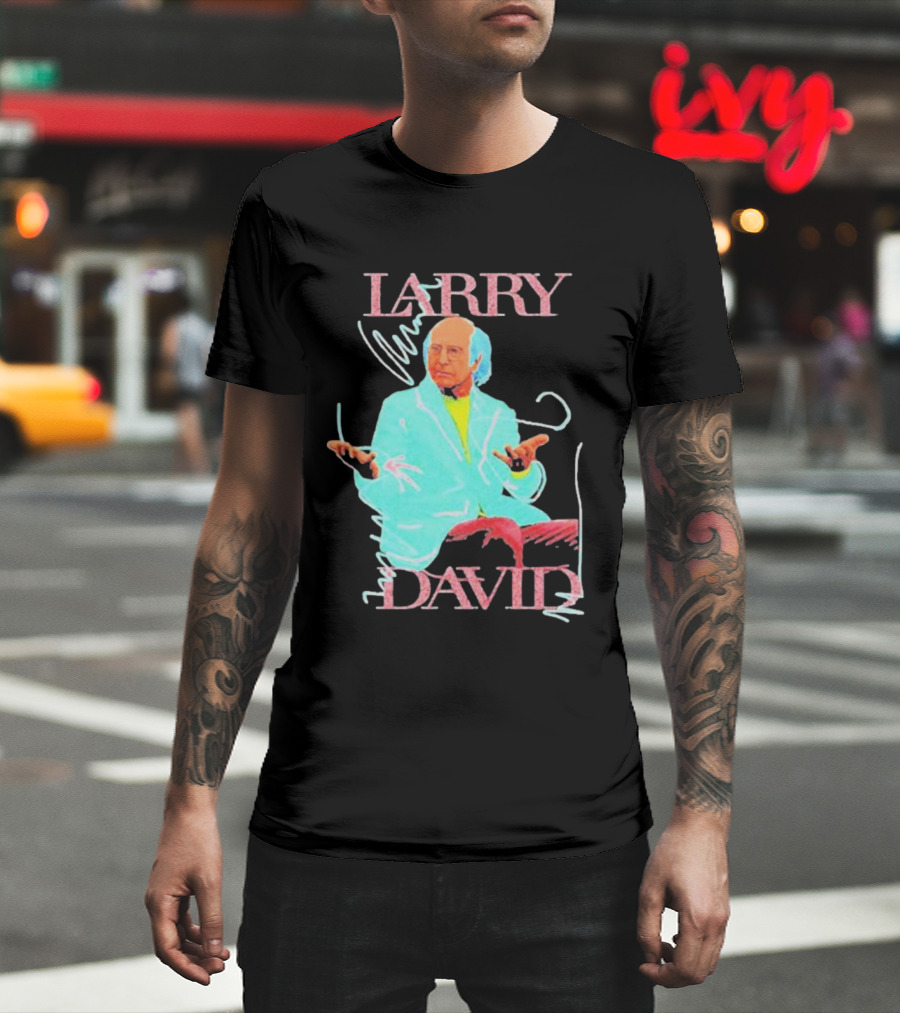 Larry David Pretty Good Retro Vibe Pastel T-Shirt