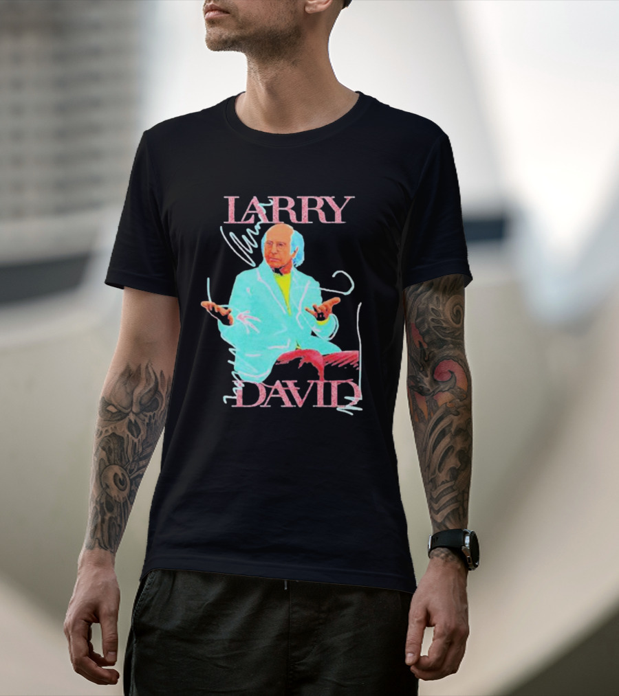 Larry David Pretty Good Retro Vibe Pastel T-Shirt