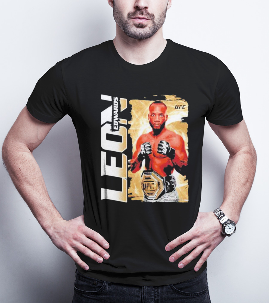 LEON EDWARDS UFC Champion Pose T-Shirt
