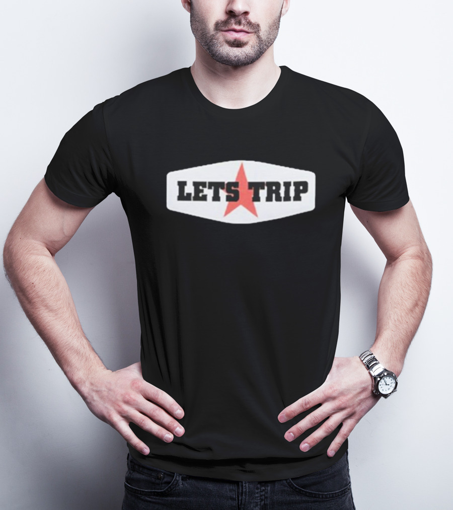 LETS TRIP Red Star T-Shirt