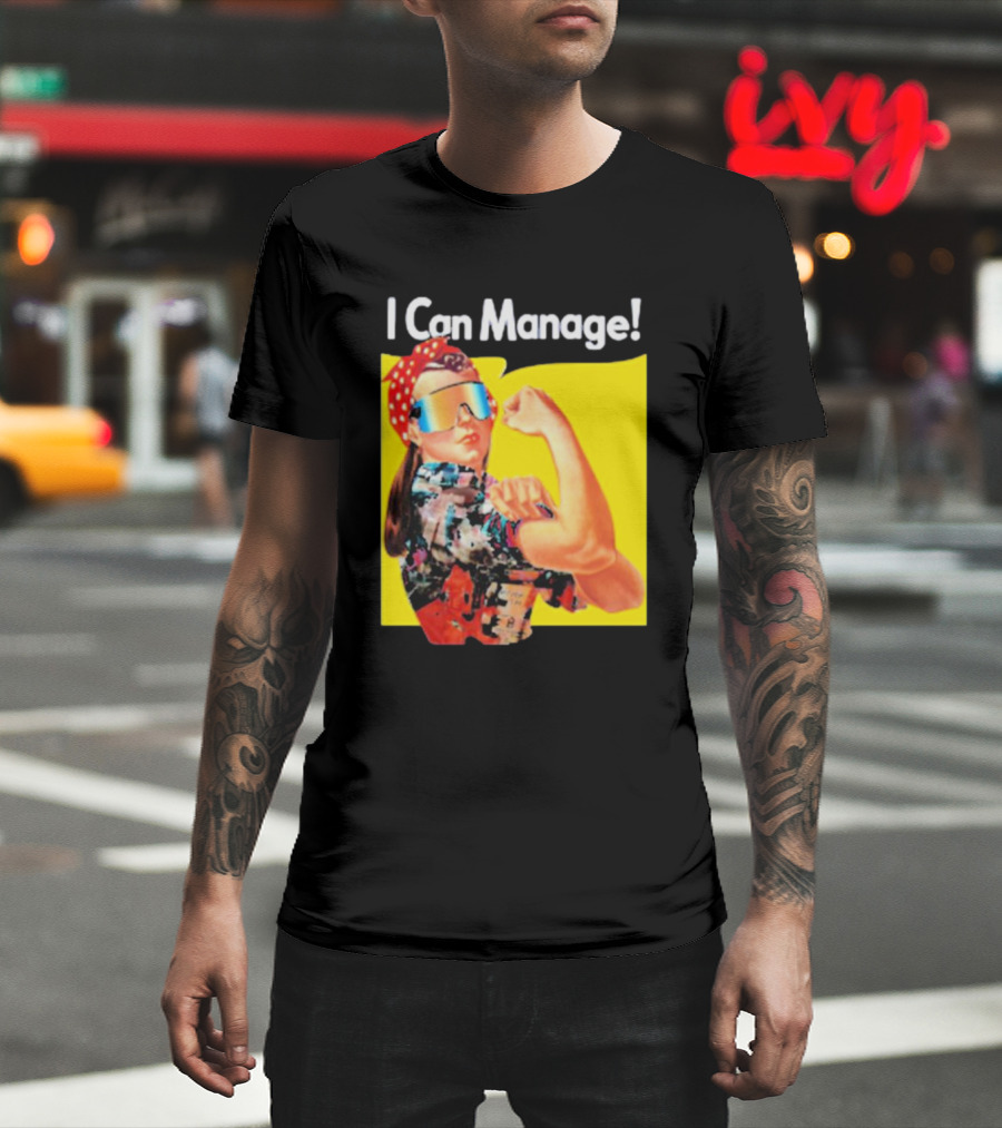 Local Dude Real Logan Ross I Can Manage Retro Iconic Concept T-Shirt