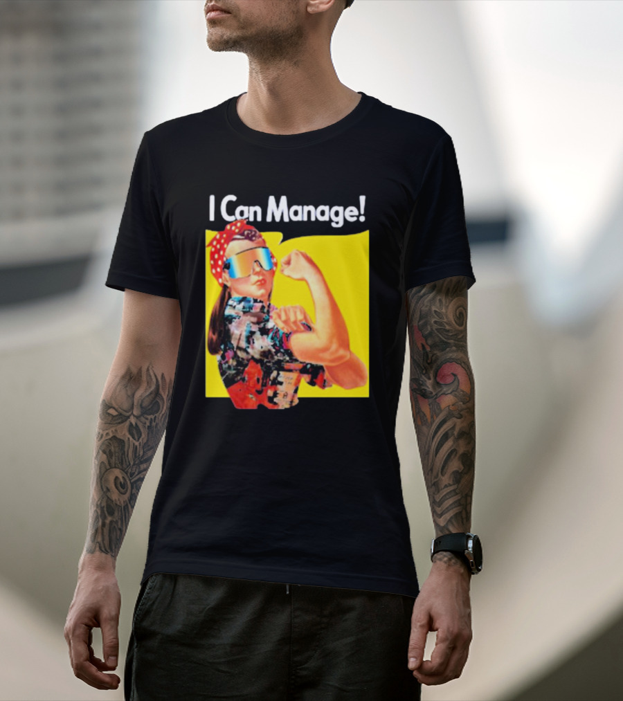 Local Dude Real Logan Ross I Can Manage Retro Iconic Concept T-Shirt