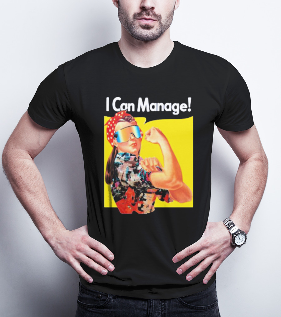 Local Dude Real Logan Ross I Can Manage Retro Iconic Concept T-Shirt