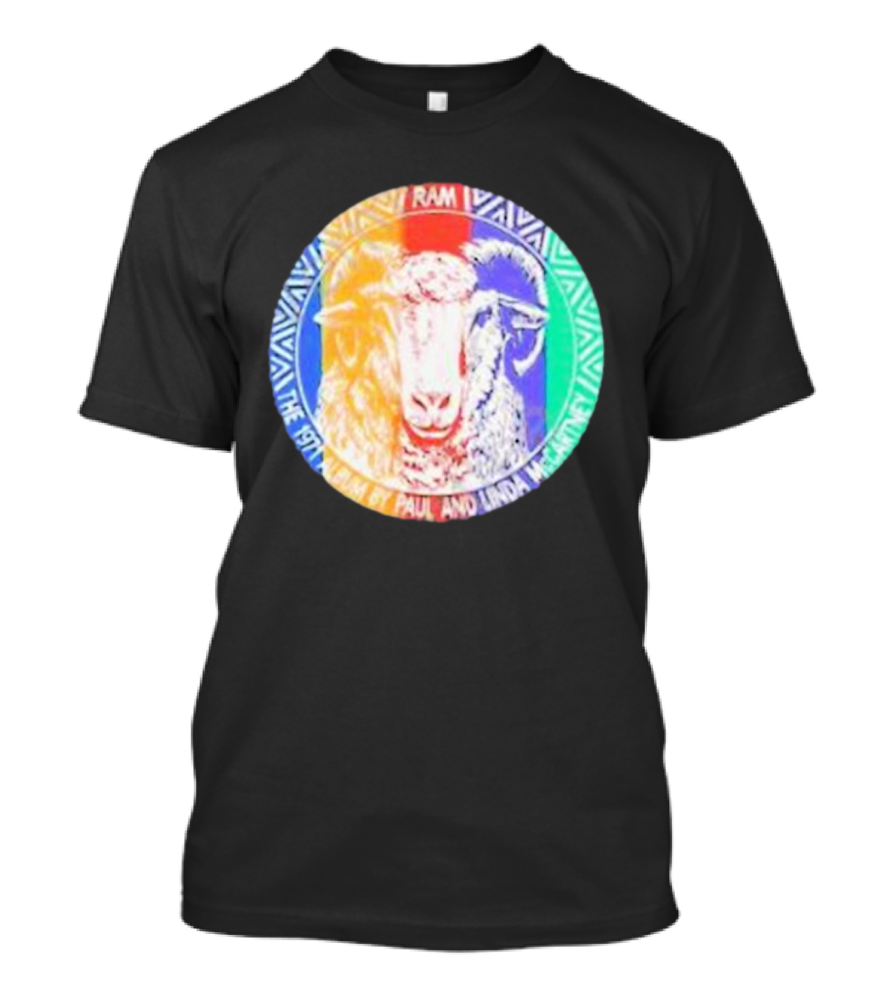 Ram The 1971 Album By Paul And Linda McCartney Multicolor T-Shirt