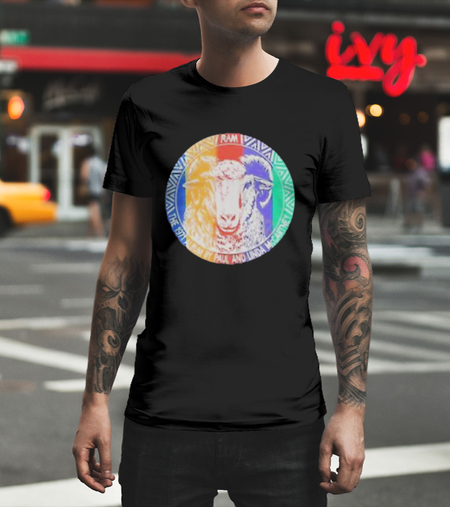 Ram The 1971 Album By Paul And Linda McCartney Multicolor T-Shirt