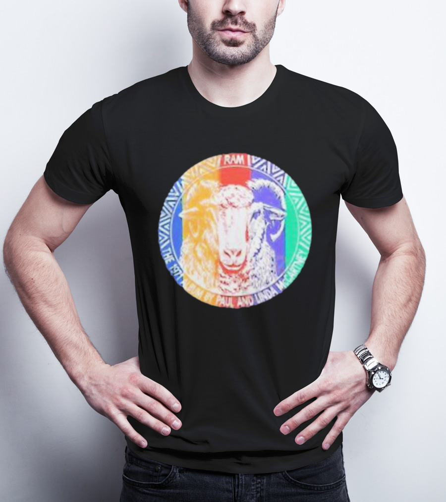Ram The 1971 Album By Paul And Linda McCartney Multicolor T-Shirt