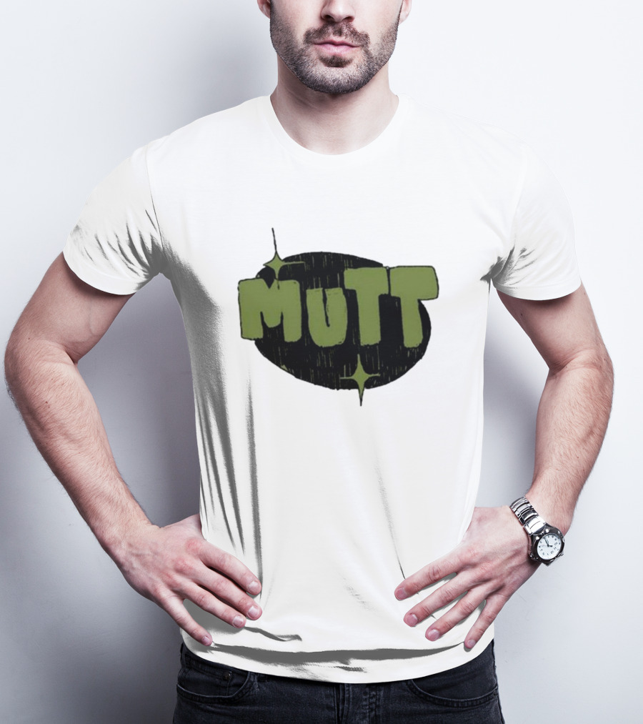 Mutt Bigsquidman Chunky Text Aesthetic T-Shirt