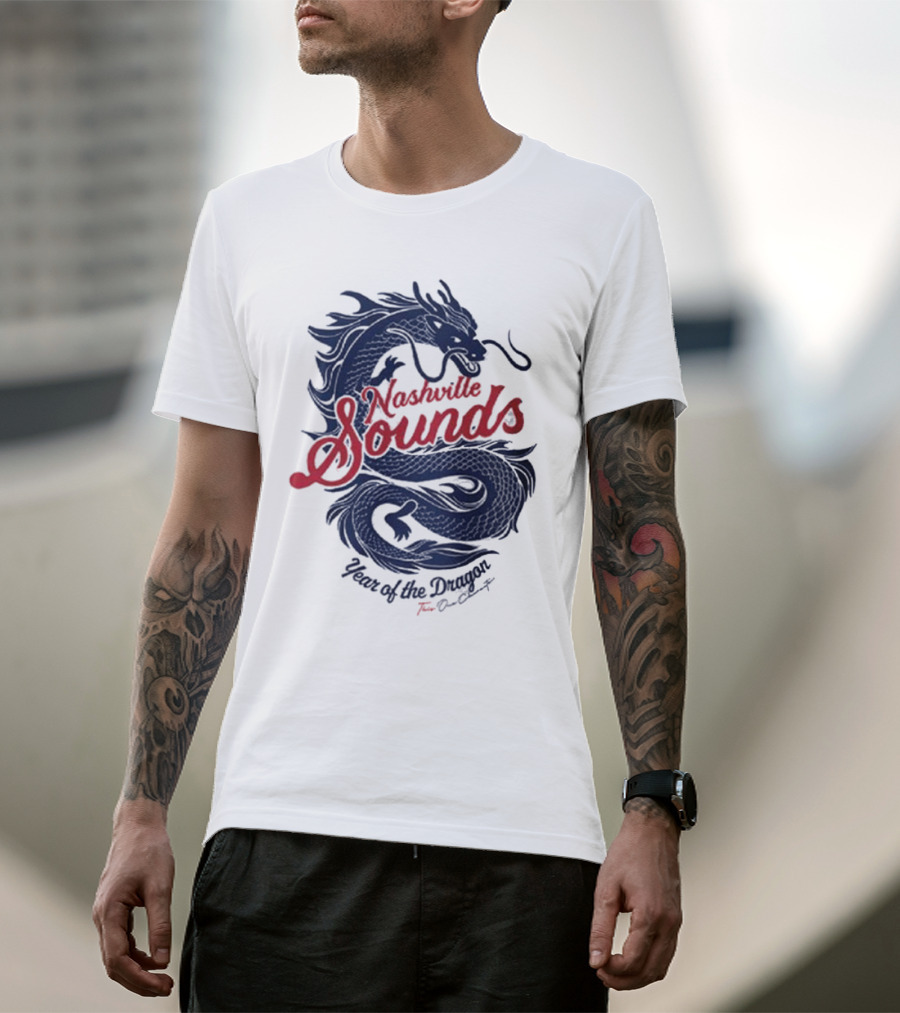 Nashville Sounds Year Of The Dragon Tom Bancroft T-Shirt