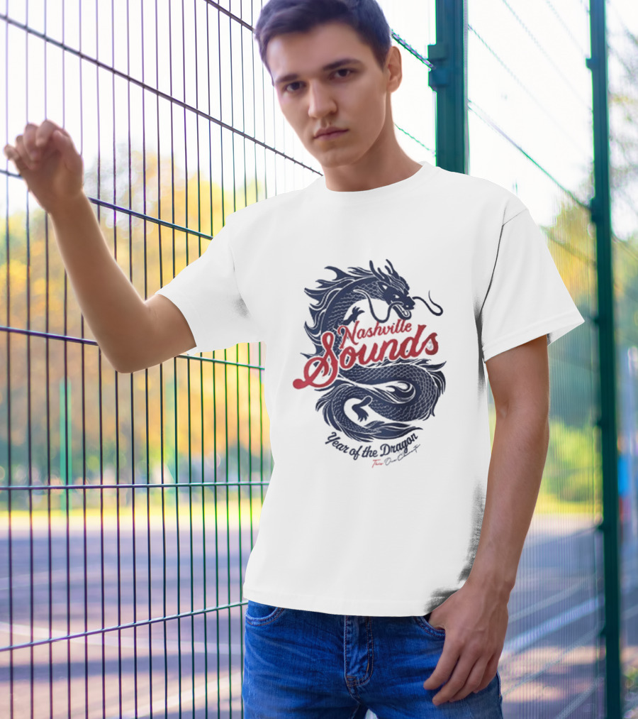 Nashville Sounds Year Of The Dragon Tom Bancroft T-Shirt
