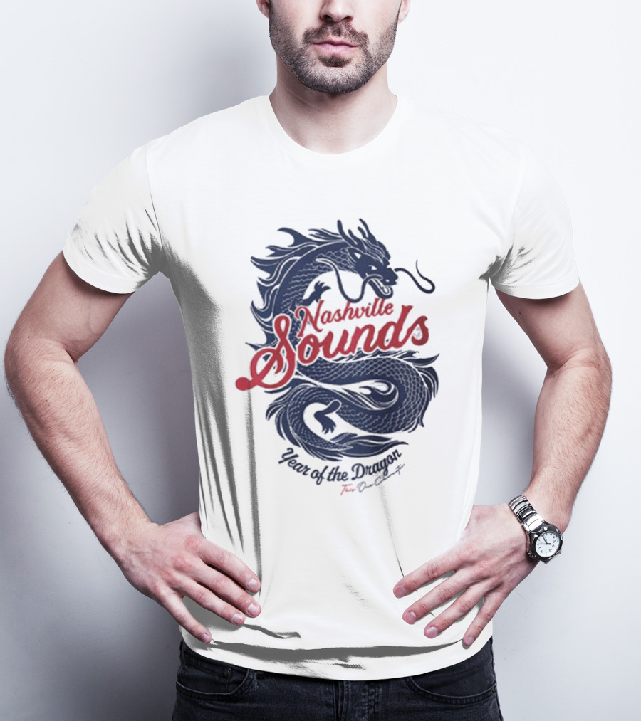 Nashville Sounds Year Of The Dragon Tom Bancroft T-Shirt