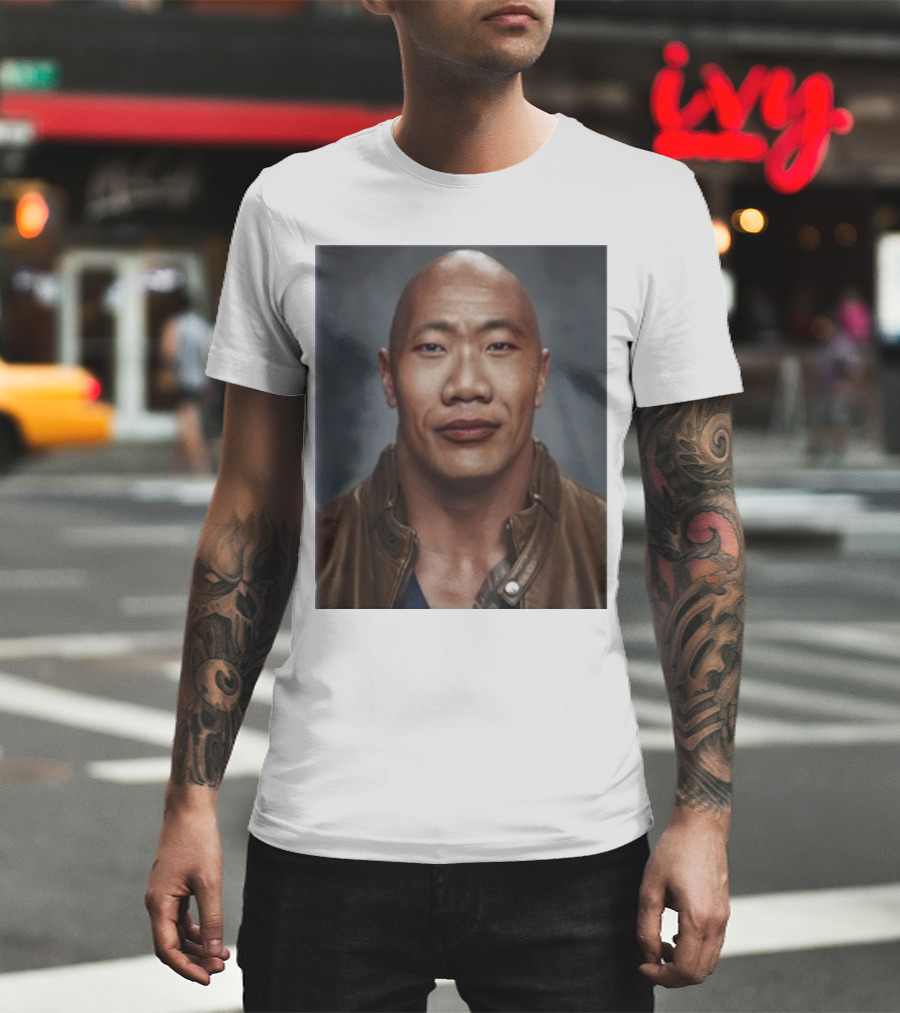 Dwayne The Wok Johnson Meme Face Mashup T-Shirt