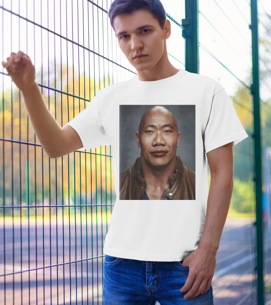 Dwayne The Wok Johnson Meme Face Mashup T-Shirt
