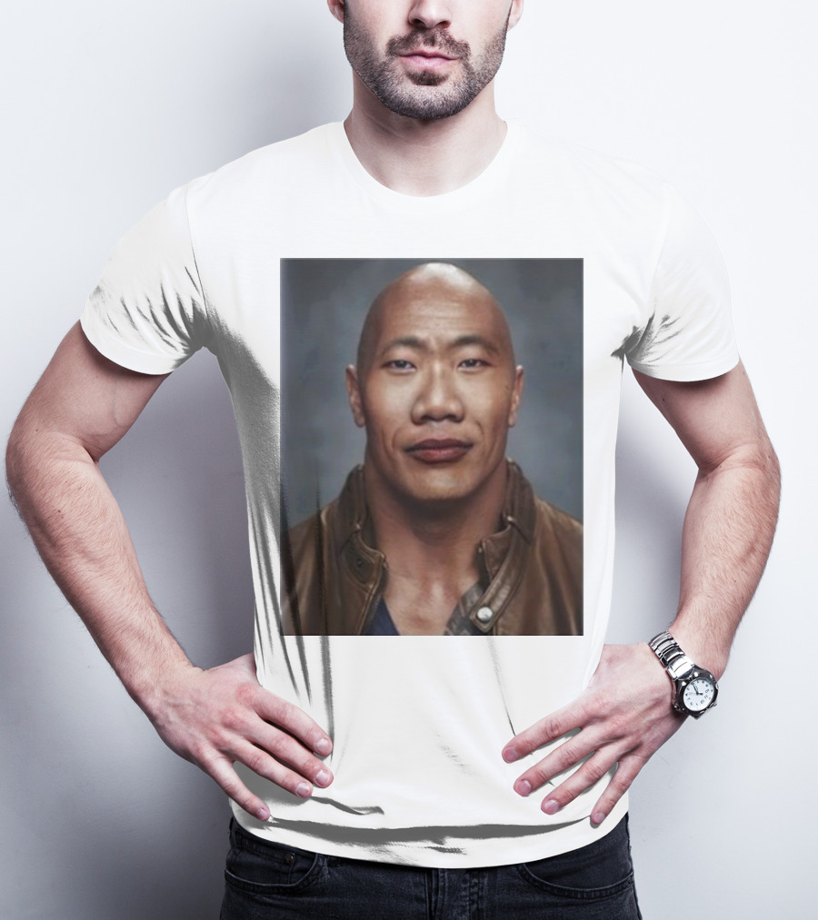 Dwayne The Wok Johnson Meme Face Mashup T-Shirt