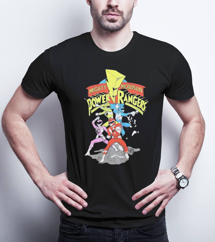 Mighty Morphin Power Rangers Classic Team T-Shirt