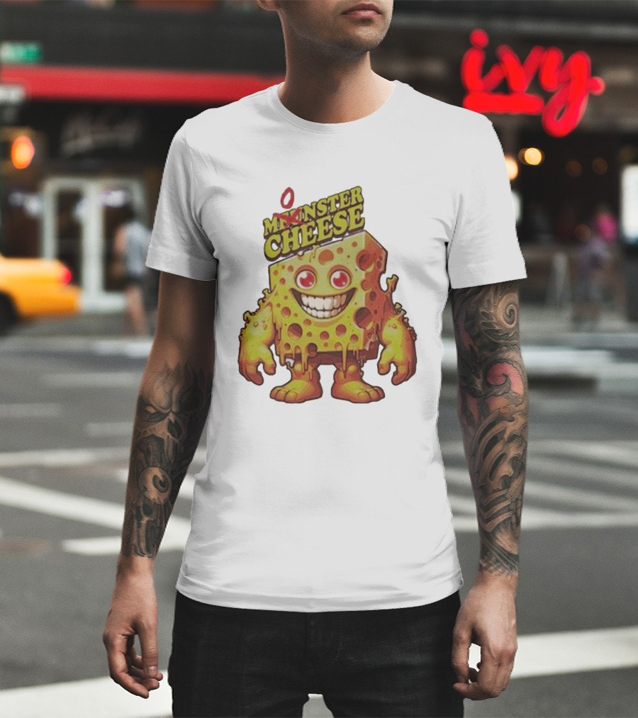 Munster Cheese Monster Smile T-Shirt