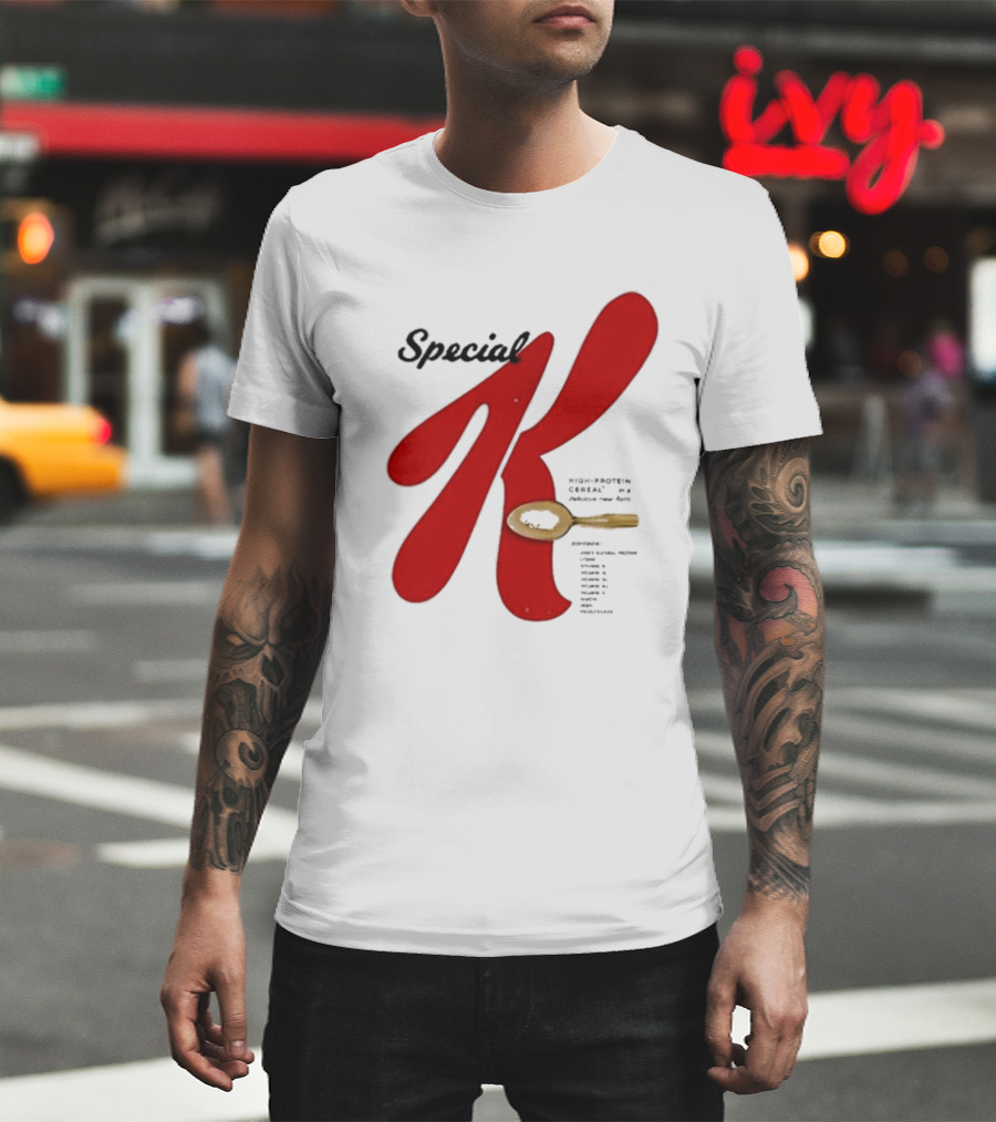 Special K High Protein Cereal Ketapoloclub Spoon T-Shirt