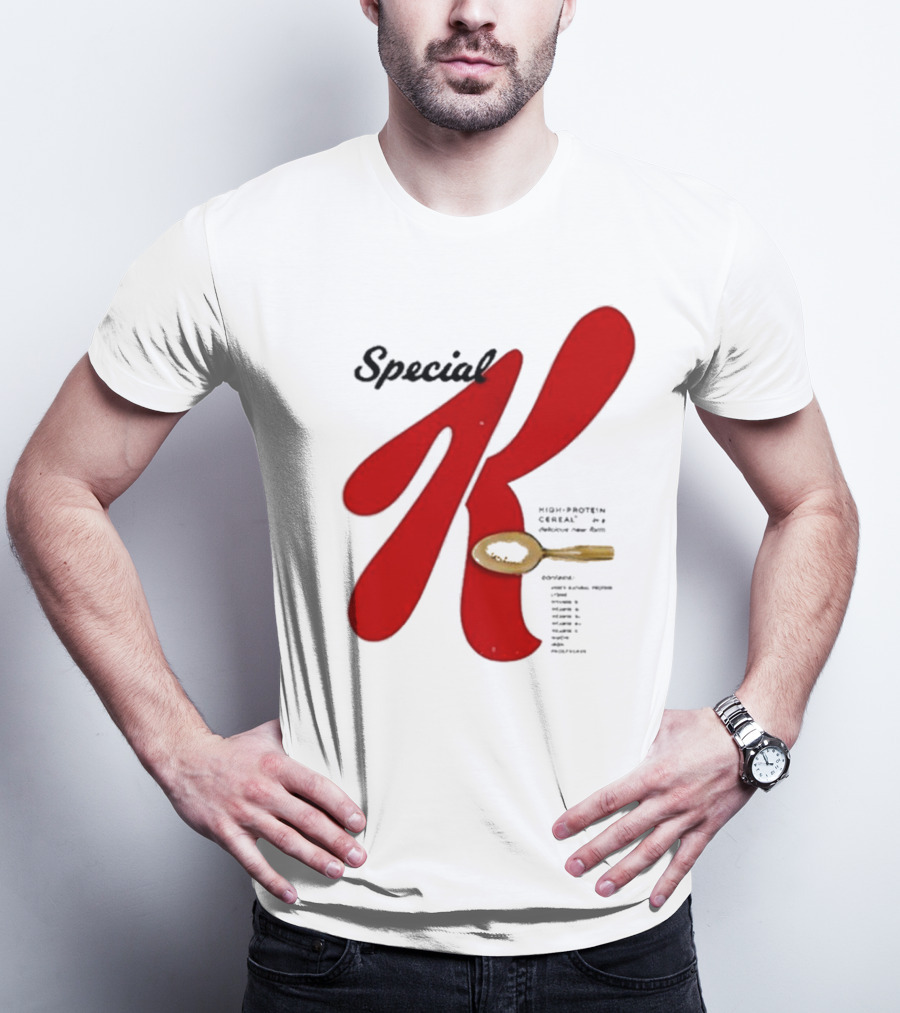 Special K High Protein Cereal Ketapoloclub Spoon T-Shirt