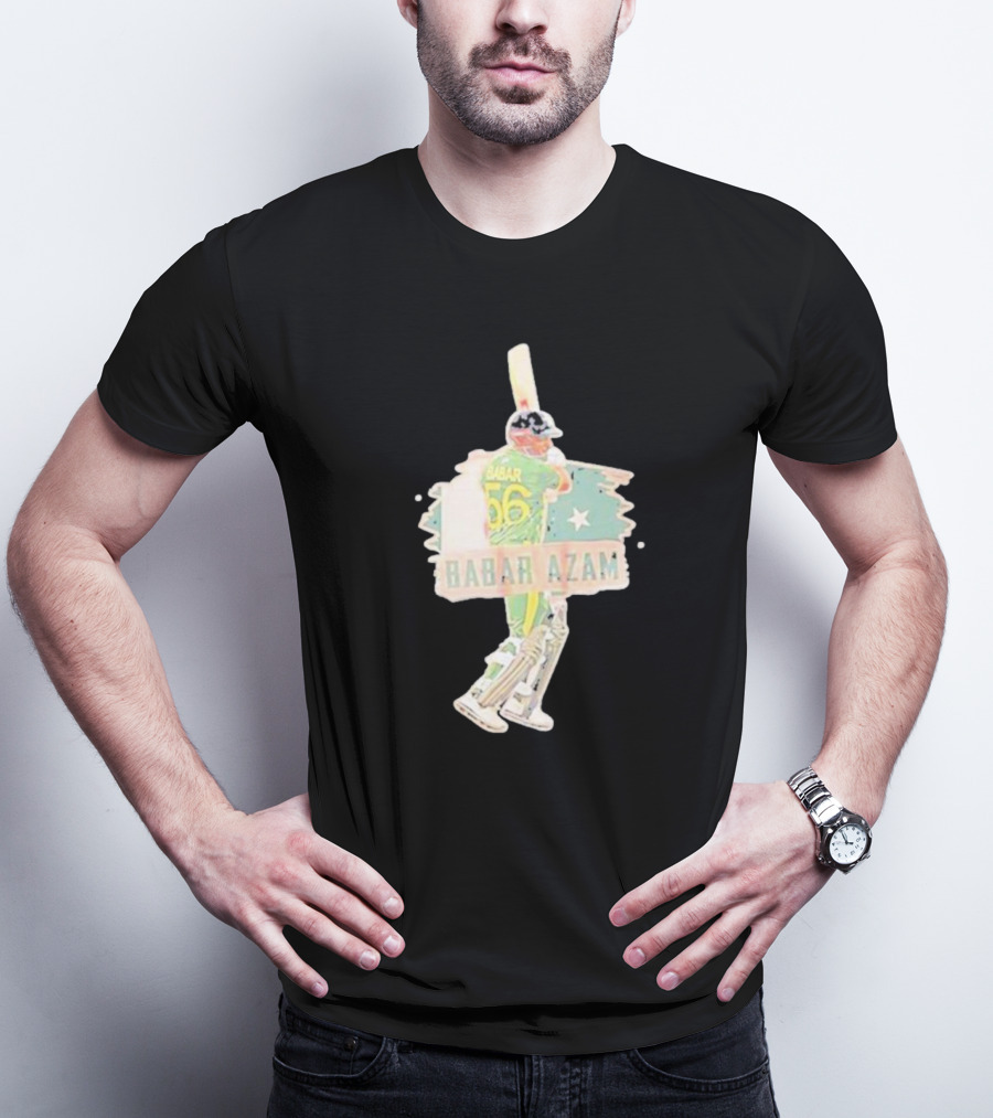 Babar Azam 56 Star Pakistan Cricket T-Shirt