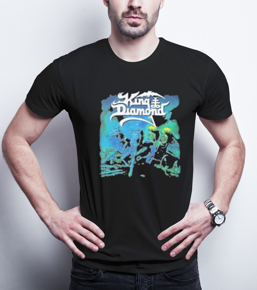 King Diamond Abigail Album Art Blue And Green T-Shirt