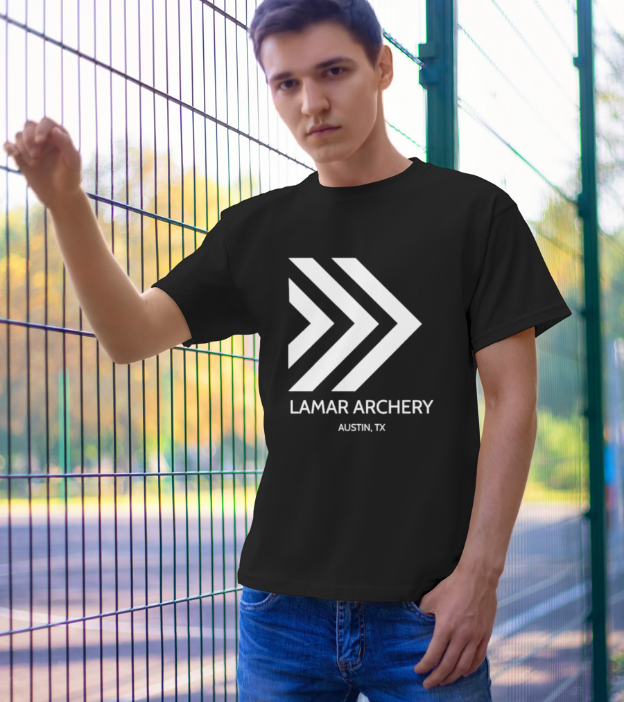 Lamar Archery Austin TX Arrow T-Shirt