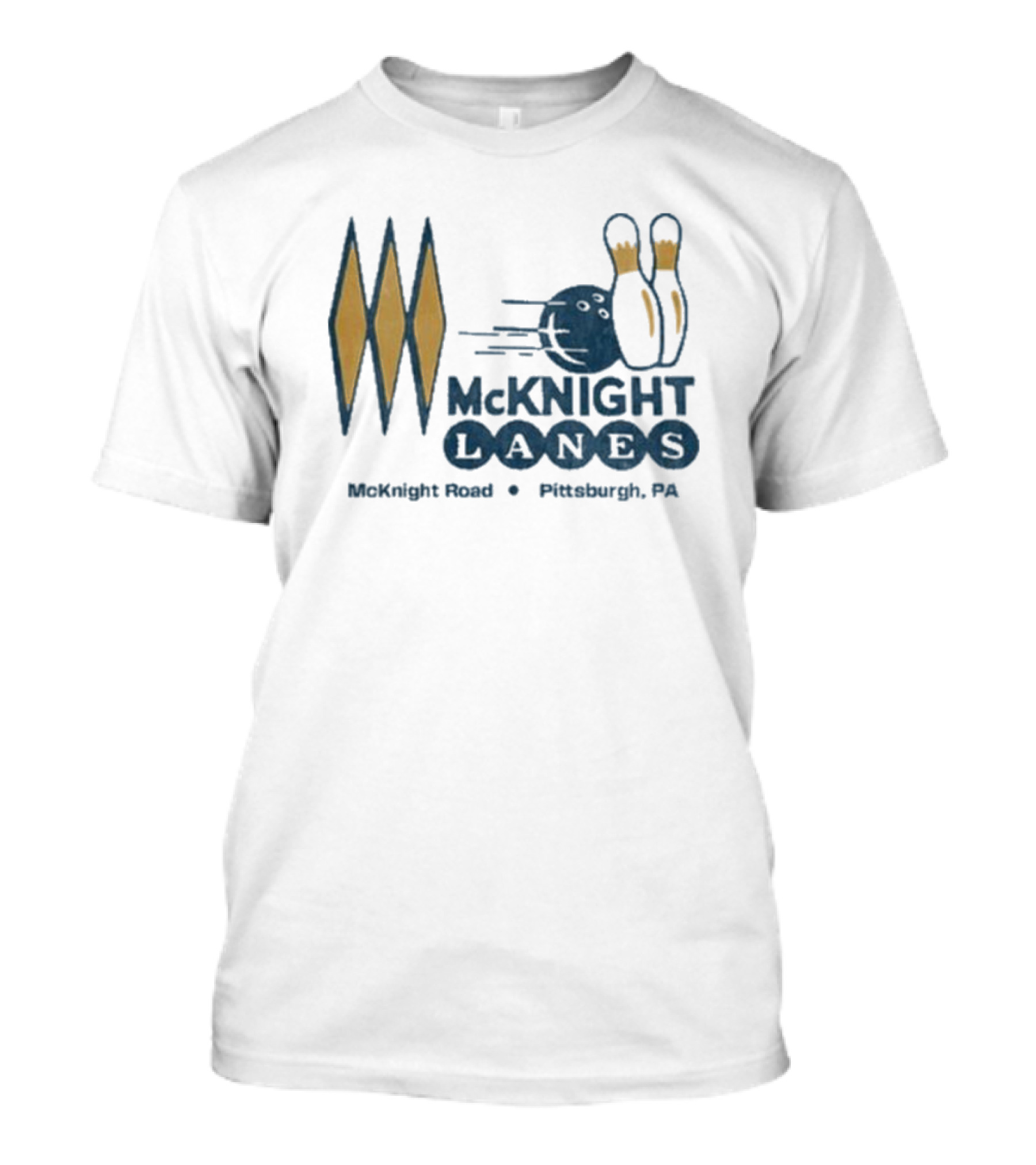 McKnight Lanes Bowling Alley McKnight Road Pittsburgh PA T-Shirt