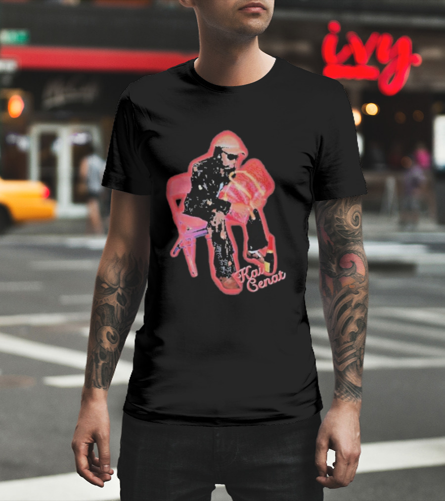 Kai Cenat Neon Style Artistic Pose T-Shirt